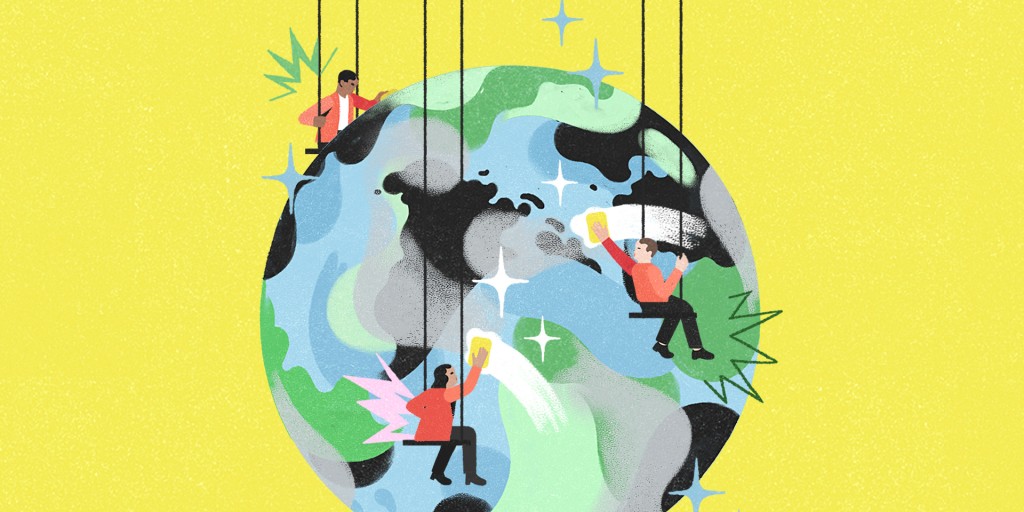 Northwestern Magazine: Cleanup on Planet Earth