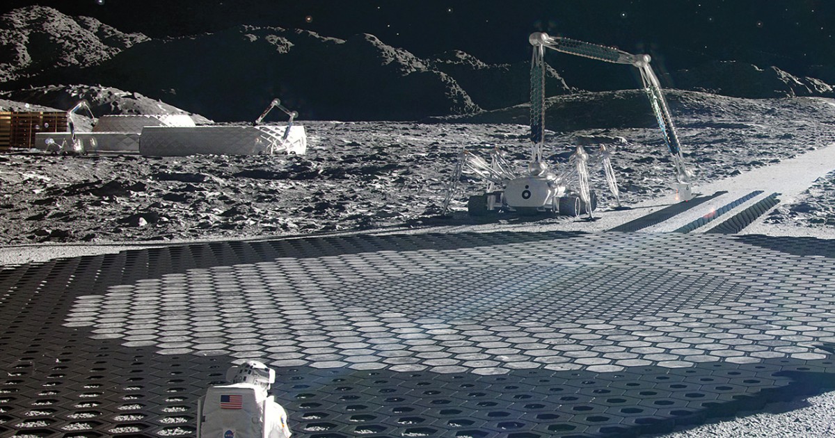 Northwestern Magazine: Turning Moon Dust Into Building Blocks