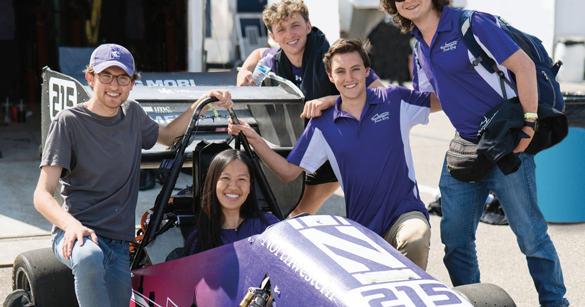Northwestern Magazine: Race to the Finish Line